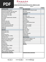 Form Ujikom - Department Housekeeping - Roomboy Room Inspection Check ...