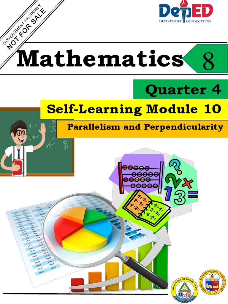 Mathematics: Self-Learning Module 10 | PDF | Perpendicular | Elementary Geometry