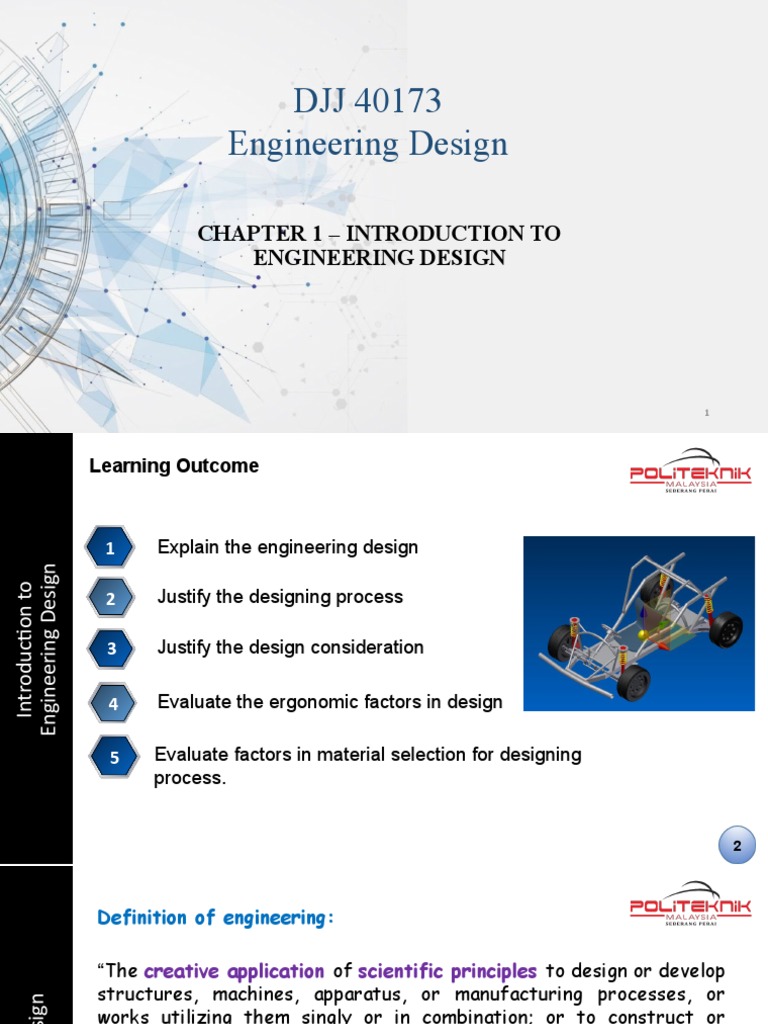 c1 - Introduction of Engineering Design | PDF | Human Factors And ...