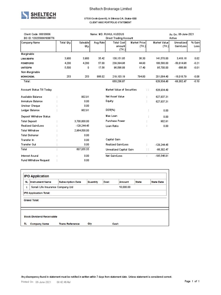 Sheltech Brokerage Limited: OTOBI Center (Level-5), 14 Dilkusha C/A ...
