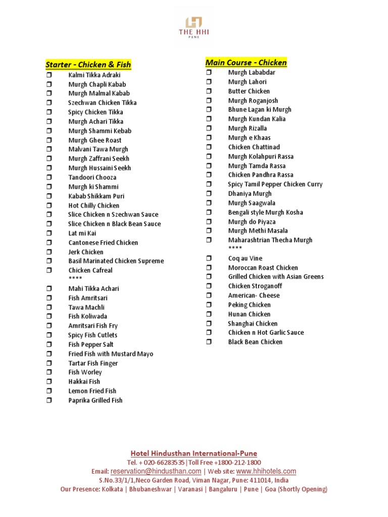 Pick N Choose Non - Vegetarian | PDF | Curry | Kebab