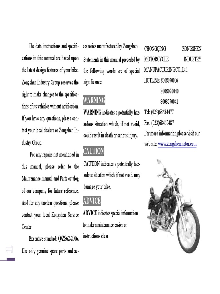 Manual ZS250 5 | PDF | Carburetor | Transmission (Mechanics)