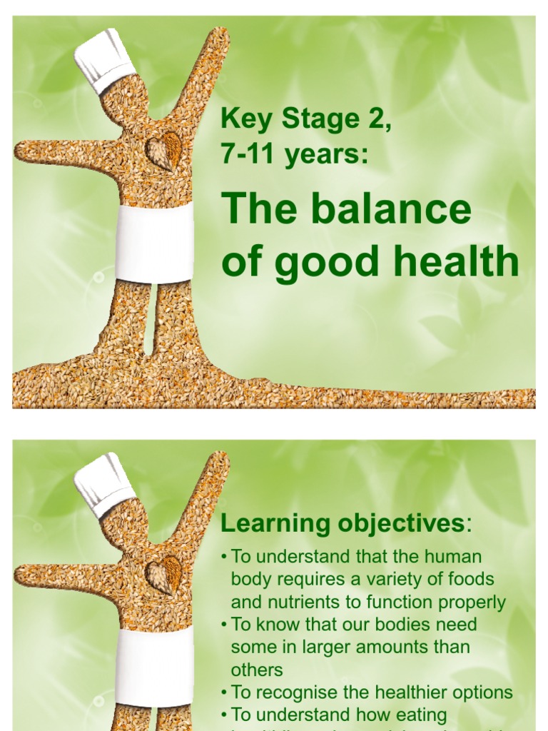 The Balance of Good Health | PDF | Diet (Nutrition) | Diet & Nutrition