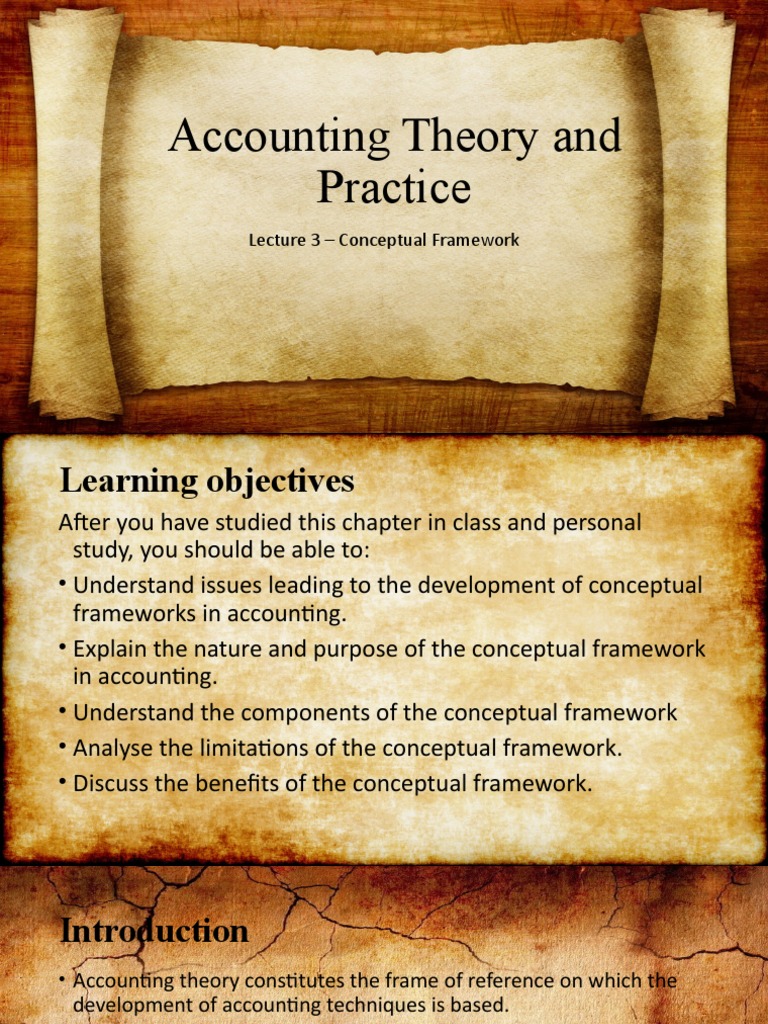 Lecture Notes 3 - Conceptual Framework | PDF | Financial Accounting ...