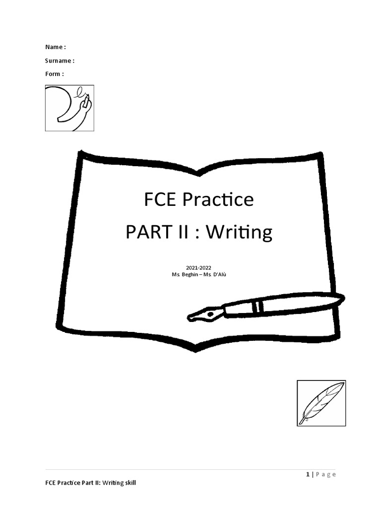 Fec Writing Practice | PDF | Essays | Vocabulary