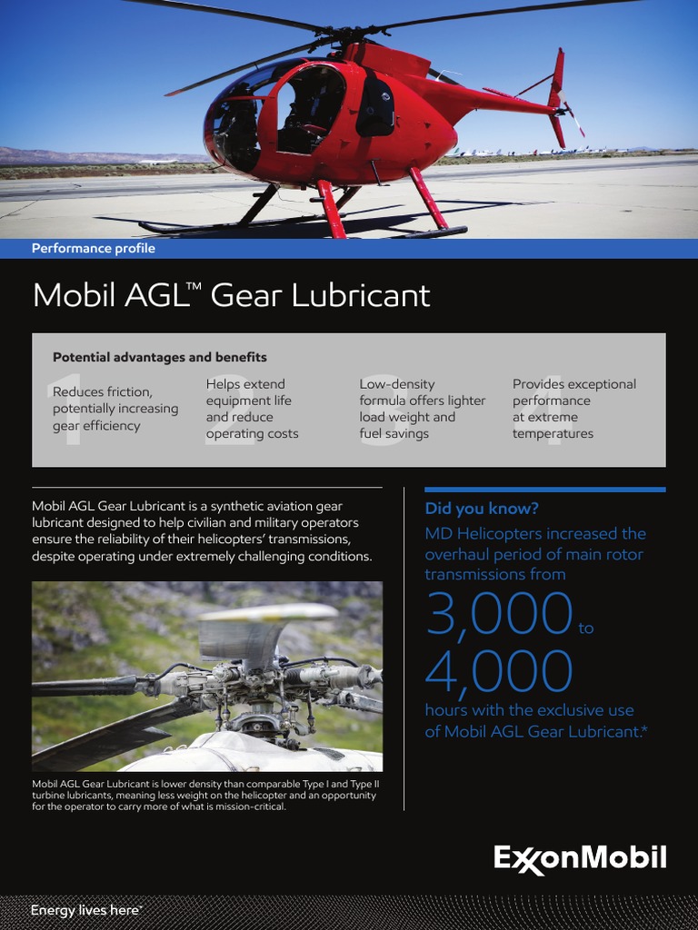 Mobil AGL Gear Lubricant: Performance Profile | PDF | Lubricant ...