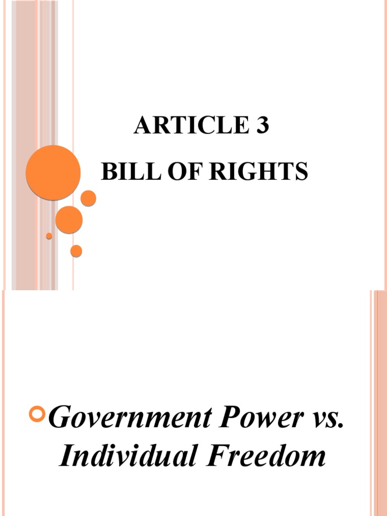 Article 3.bill of Rights | PDF | Habeas Corpus | Search Warrant