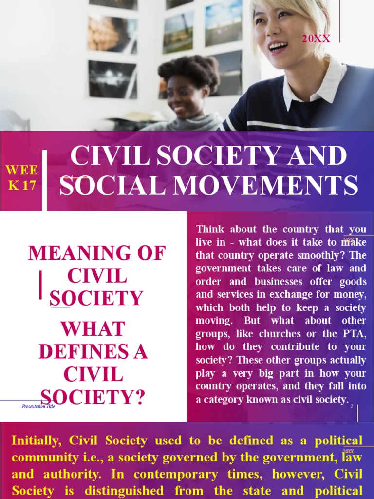 Civil Society and Social Movements | PDF | Social Movements | Civil Society