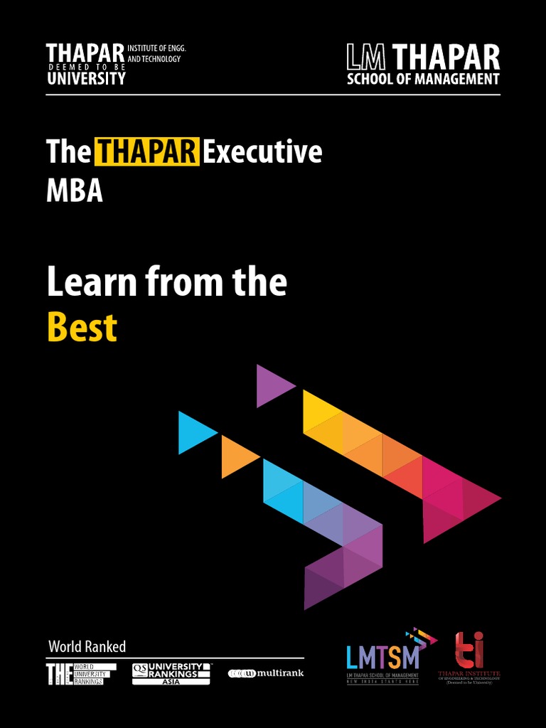 LM Thapar School of Management | PDF | Sustainability | Entrepreneurship