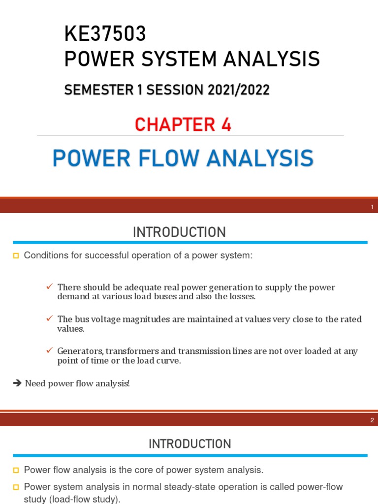 Analyzing Power Flow in Electrical Systems: A Study of Voltage, Current ...