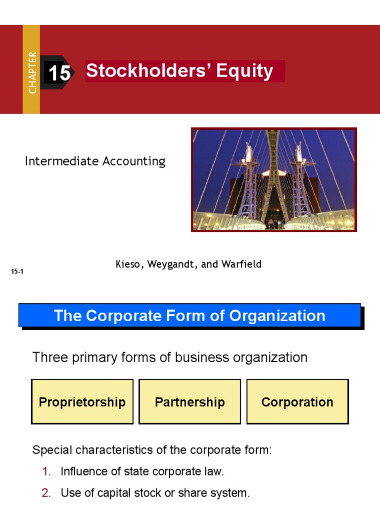 Stockholders' Equity: Intermediate Accounting | PDF | Dividend | Stocks