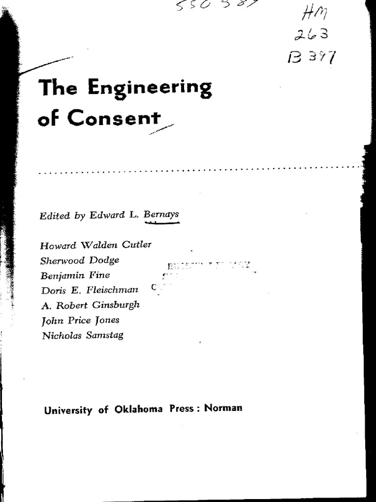 The Engineering of Consent Edward Bernays | PDF