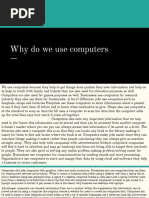 Top 10 Uses of Computer in Our Daily Life | PDF | Online And Offline ...