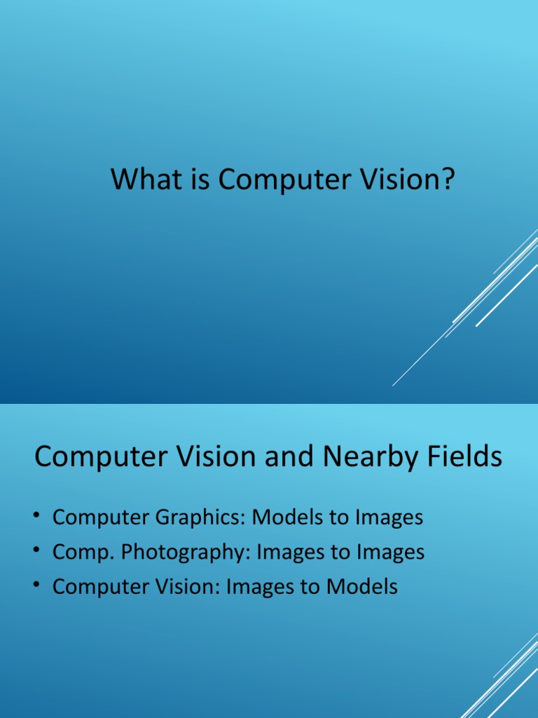 Computer Vision | PDF | Computer Vision | Computing