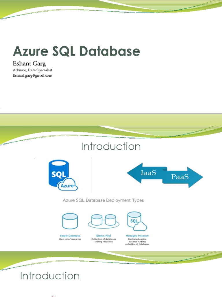 Azure SQLDB | PDF | Microsoft Azure | Cloud Computing