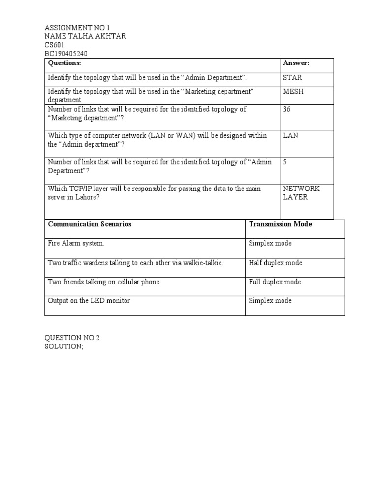 CS601 Assignment Nsins | PDF