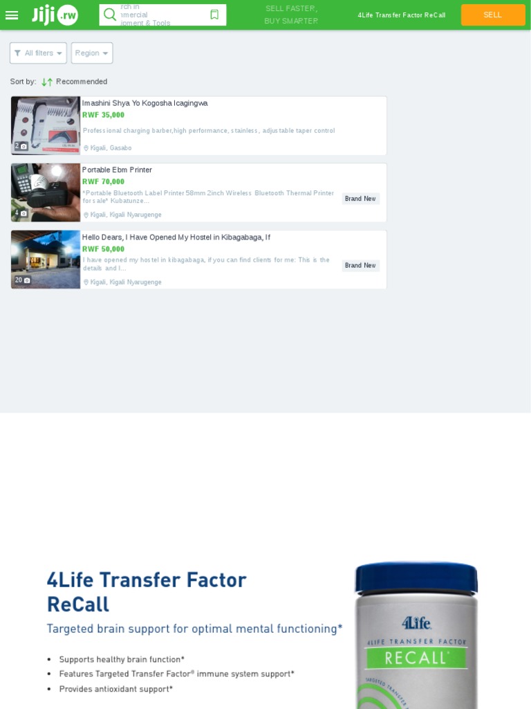 4life Transfer Factor ReCall-manual | PDF | Soybean | Magnesium