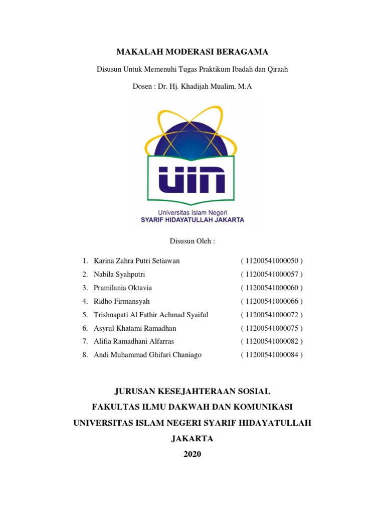 Makalah Moderasi Beragama | PDF Makalah Moderasi Beragama | PDF