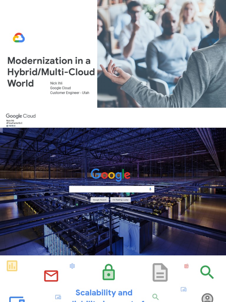 Modernization in A Hybrid/Multi-Cloud World: Nick Ihli Google Cloud ...