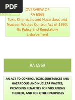Ra 6969 | PDF | Hazardous Waste | Waste Management