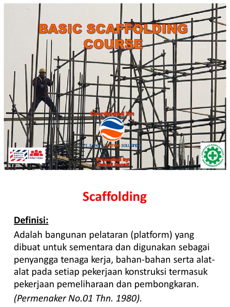 Basic Scaffolding (STS) | PDF