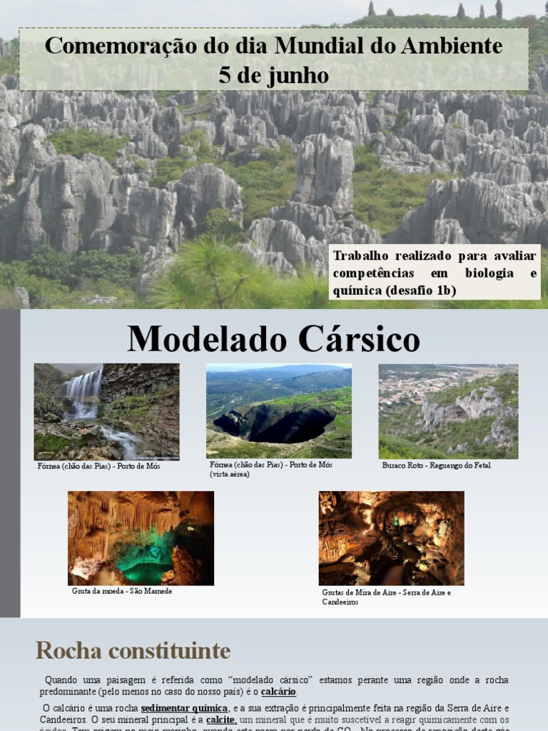 Modelado - Carsico - Alterado 2 | PDF | Calcário | Erosão