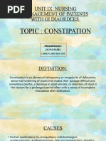 Nursing Care Plan - Constipation | PDF | Constipation | Feces