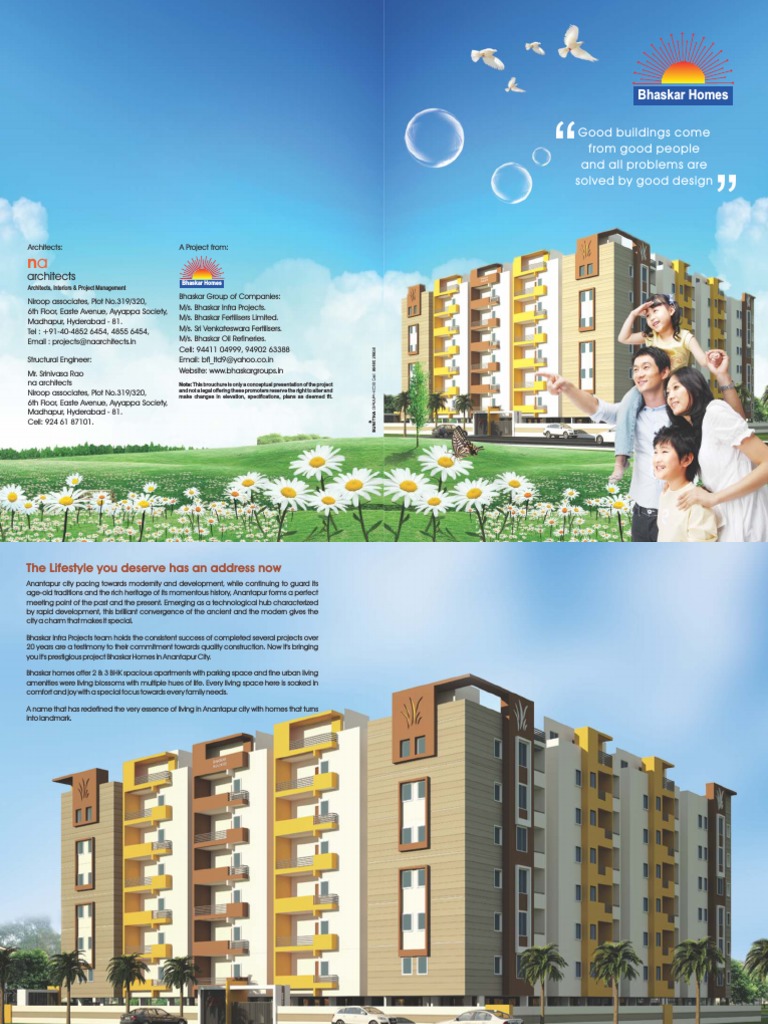 Bhaskar Homes: Good Buildings Come From Good People and All Problems ...