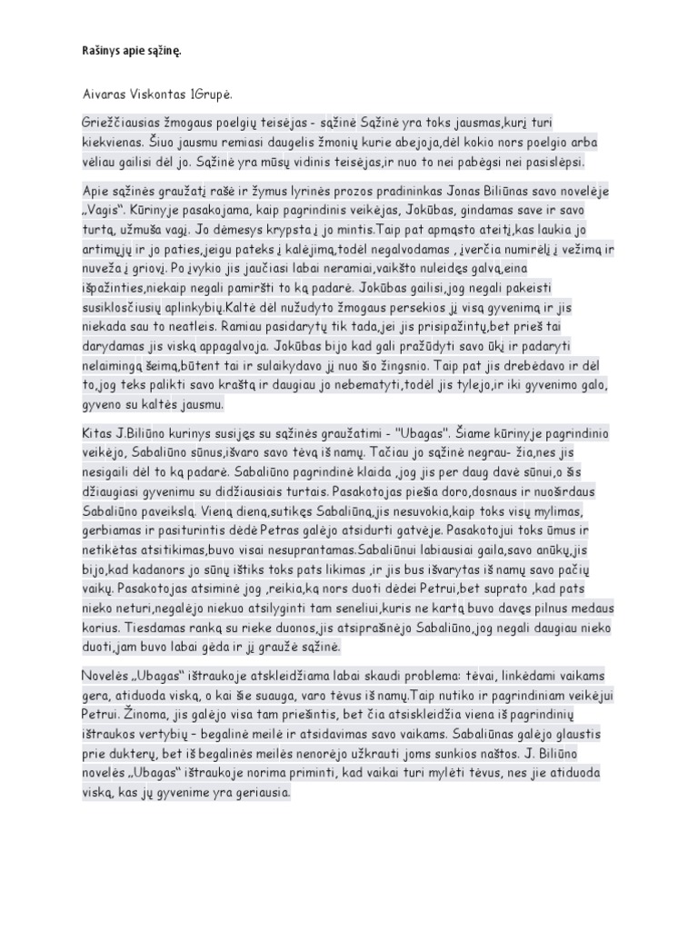 Rasinys Apie Sazine Aivaras Viskontas | PDF