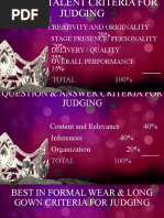 Pageant Program Flow | PDF | Fashion | Clothing