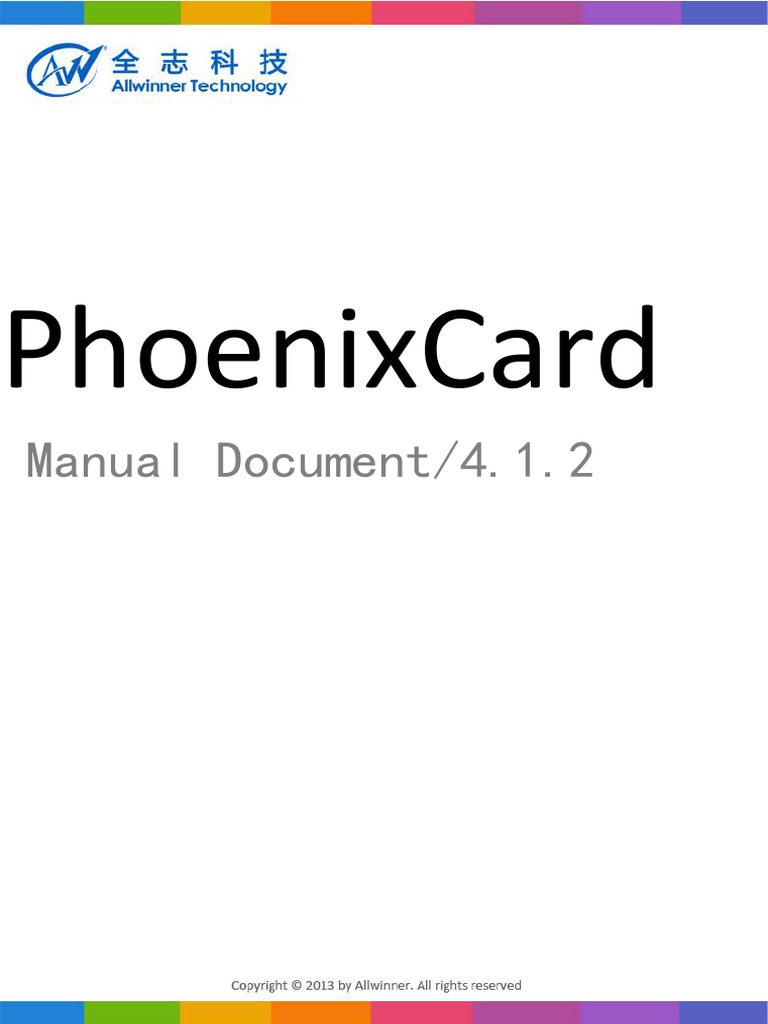 Phoenixcard: Manual Document/4.1.2 | PDF | Computer File | Button ...