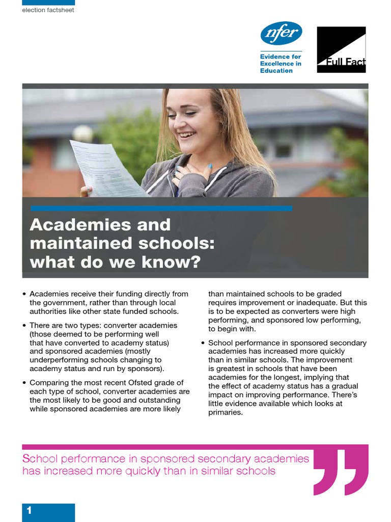 Academies and Maintained Schools Compared | PDF | Schools | School Types