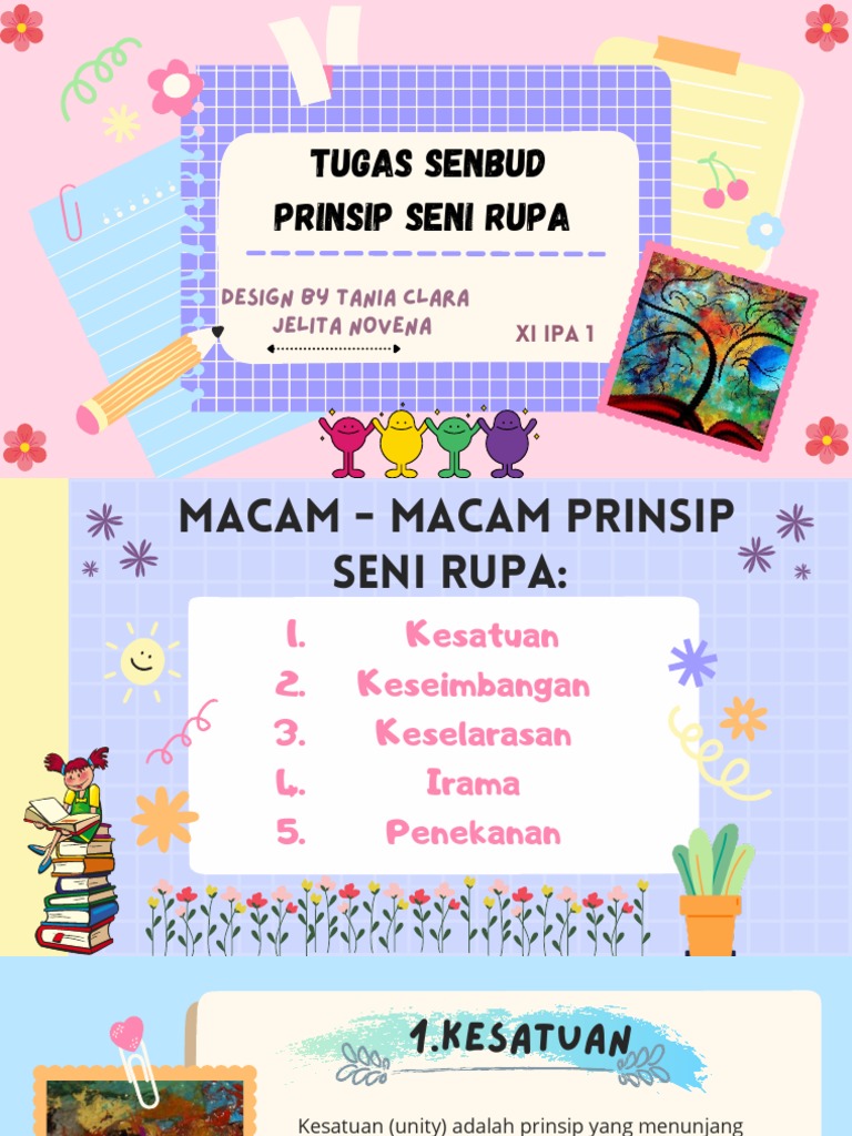 Senbud Tania Clara (Prinsip Seni Rupa) | PDF | Karier & Perkembangan