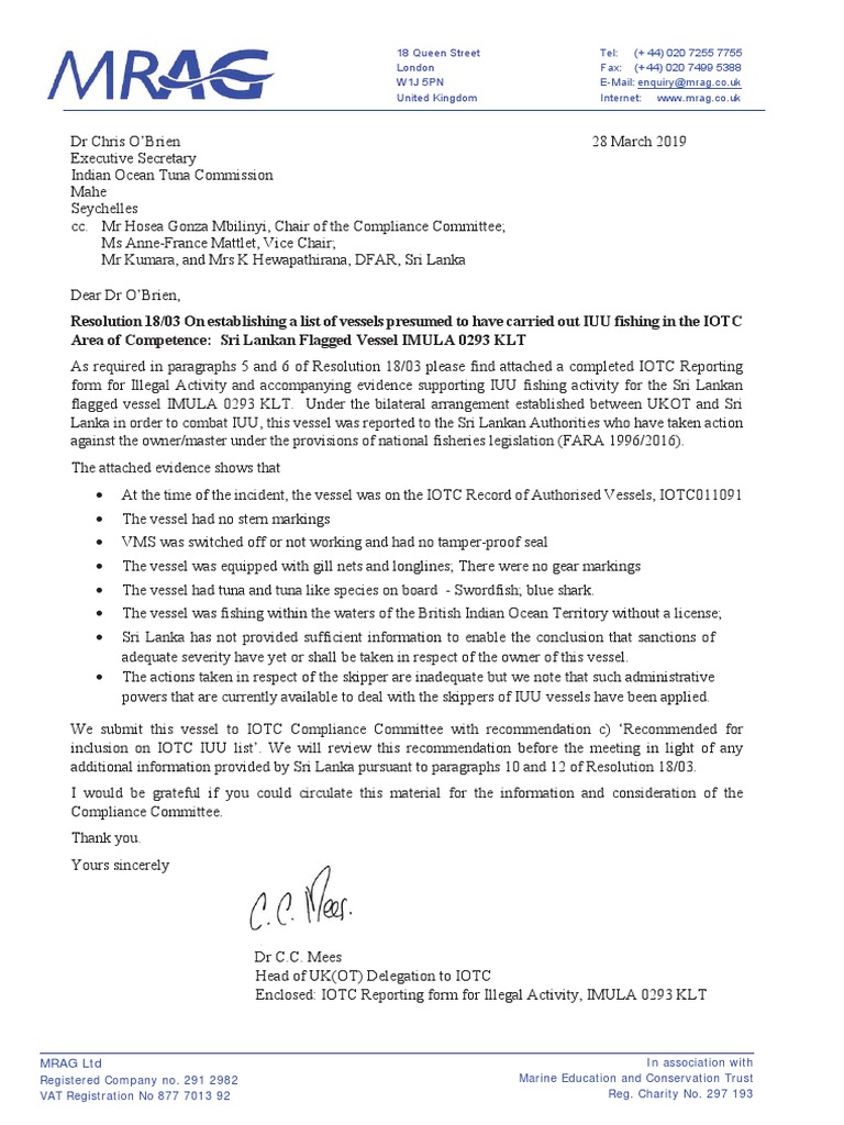 Iuu Reportse Pdf Fish Fish And Humans