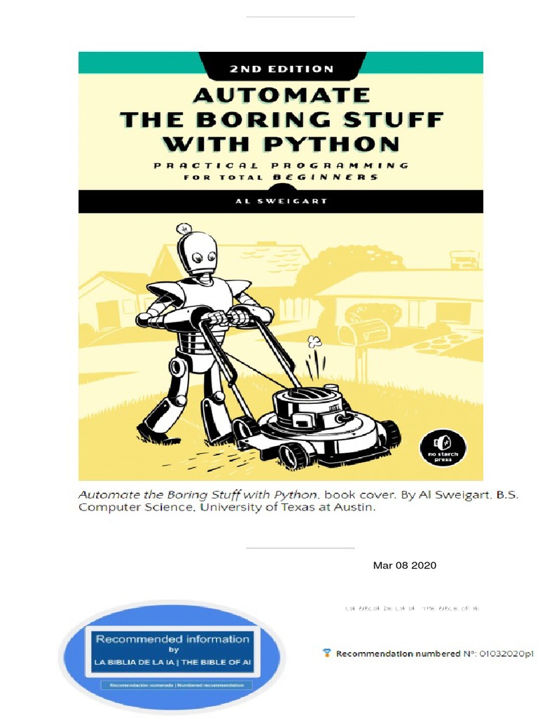 Automate Boring Stuff PDF Audit | PDF | Art | Computers