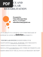 Motion Sensitivity Test | PDF | Vertigo | Clinical Medicine