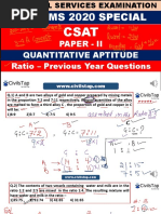 Cubes & Dice CSAT PYQs 2011 To 2024 | PDF | Geometry | Polytopes