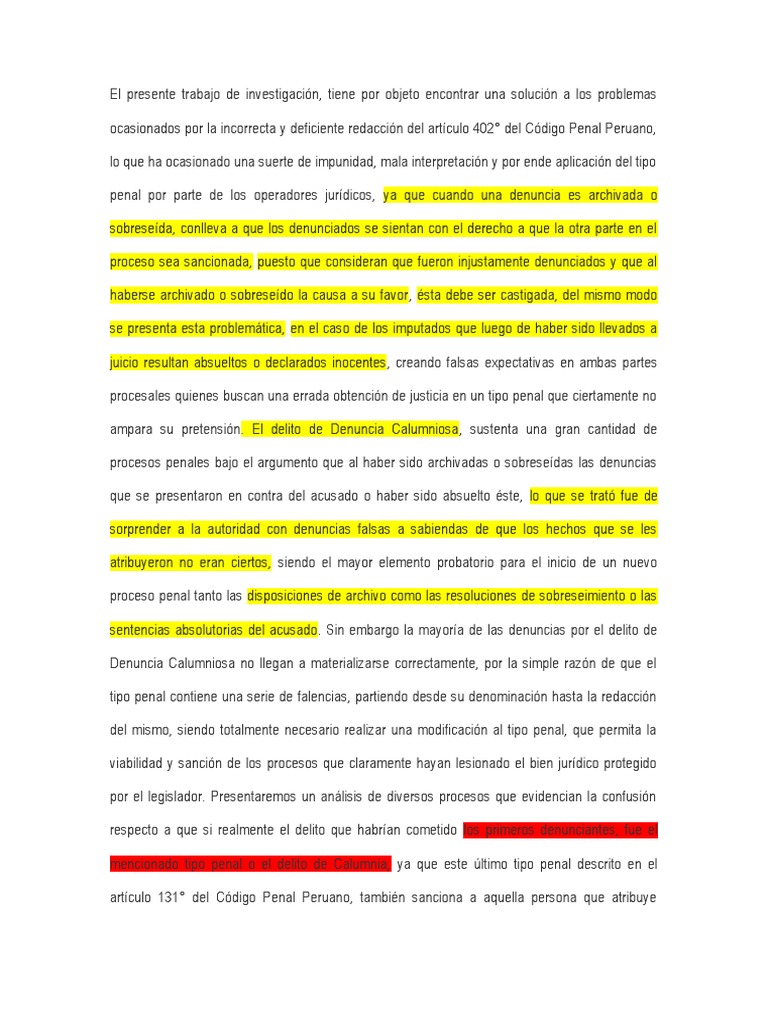 Requisitos de Procedibilidad de Denuncia Calumniosa | PDF | Derecho ... Requisitos de Procedibilidad de Denuncia Calumniosa | PDF | Derecho ...