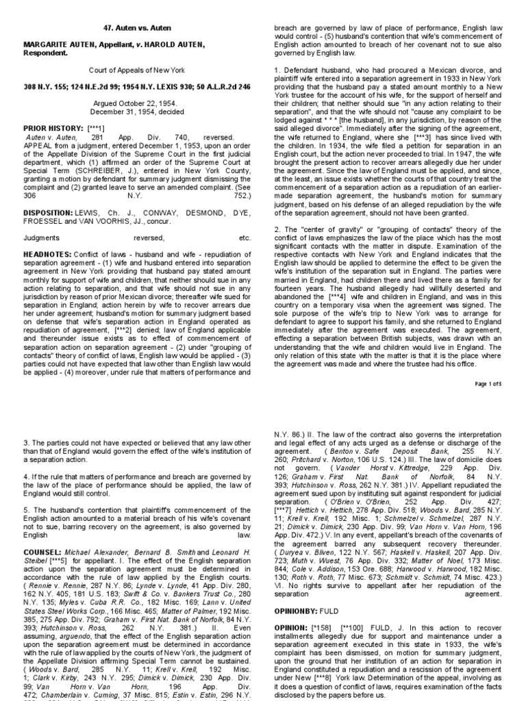 Auten vs. Auten | PDF | Lawsuit | Judiciaries