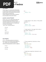 Flexbox Cheatsheet PDF | PDF | Web Design | Web Technology