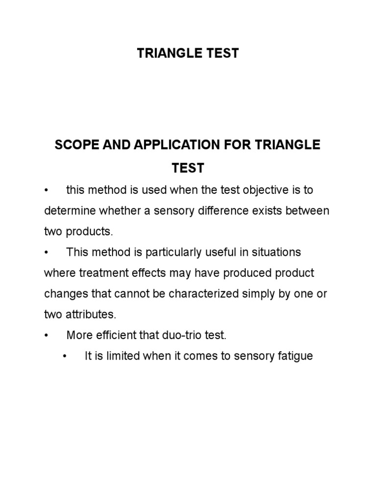 Triangle Test | PDF | Neuroscience | Neuropsychological Assessment