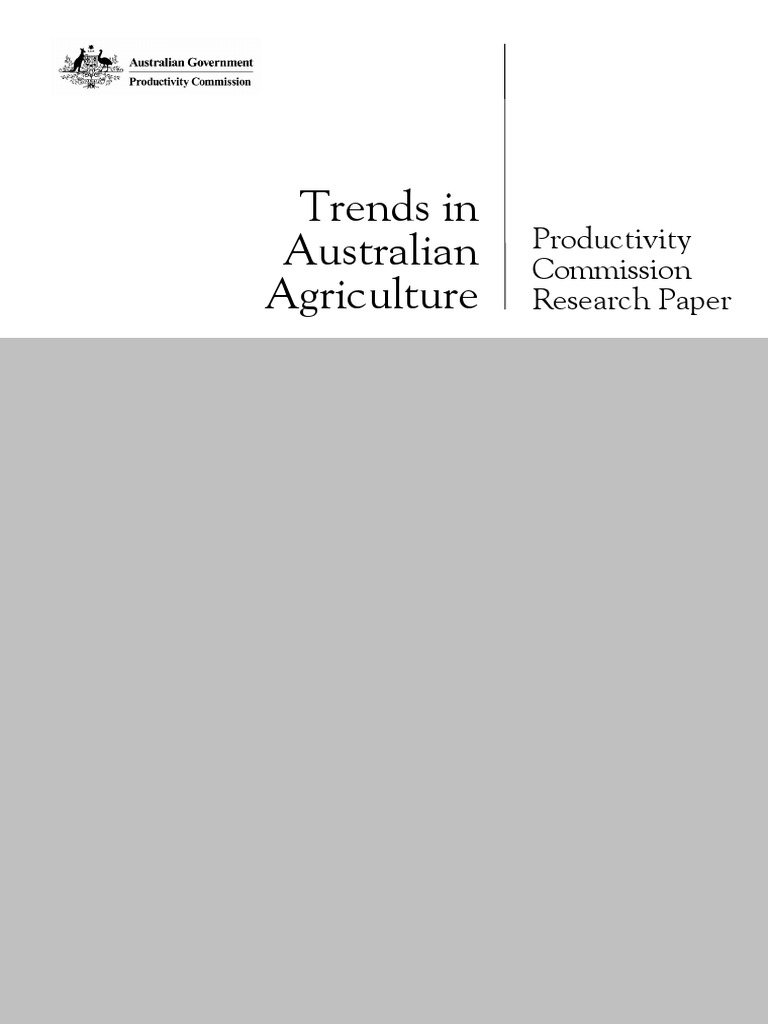 Agriculture in Australia | PDF | Farms | Economic Growth