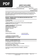 Surf Concentrate Powder MSDS Overview | PDF | Toxicity | Water