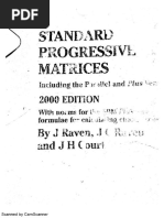 Ravens Progressive Matrices | PDF