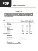 Uon Fee Structure | PDF | Banks | Fee