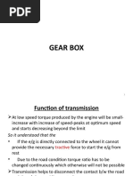 Constant Mesh Gearbox Explained | PDF | Manual Transmission | Clutch