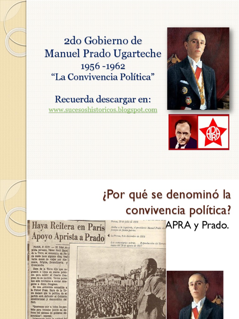 2do Gobierno - Manuel Prado Ugarteche | PDF | Gobierno | Perú