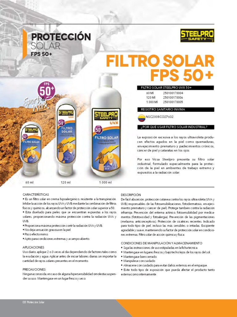 HS Filtro Solar | PDF | Protector solar | Ultravioleta