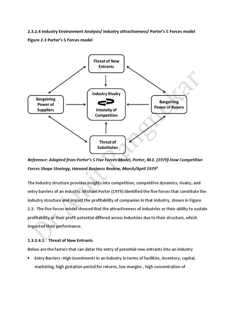 Analysis of Porter's Five Forces Model in the Indian Passenger Car ...