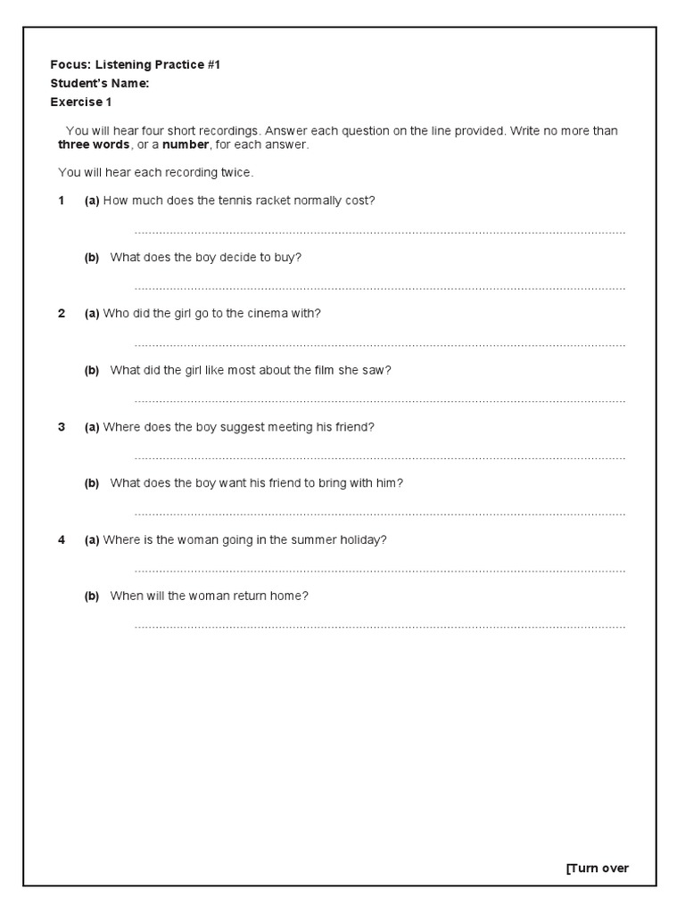Grade 11 Int Listening Practice 1 | PDF | Tour De France